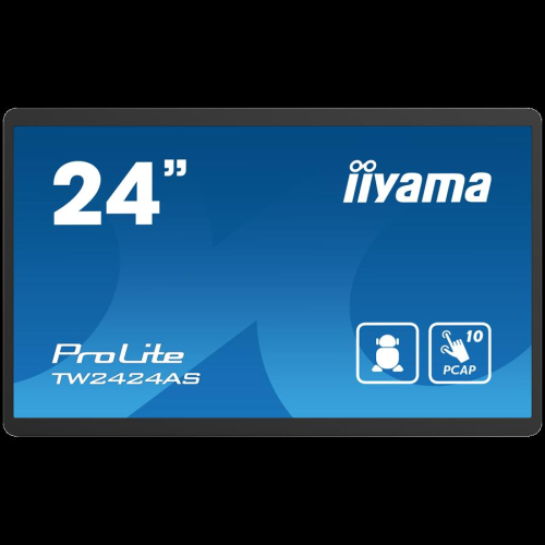 IIYAMA Monitor LED TW2424AS-B1 23.8” Full HD In-cell PCAP 10pt interactive Touch Panel PC with Android OS