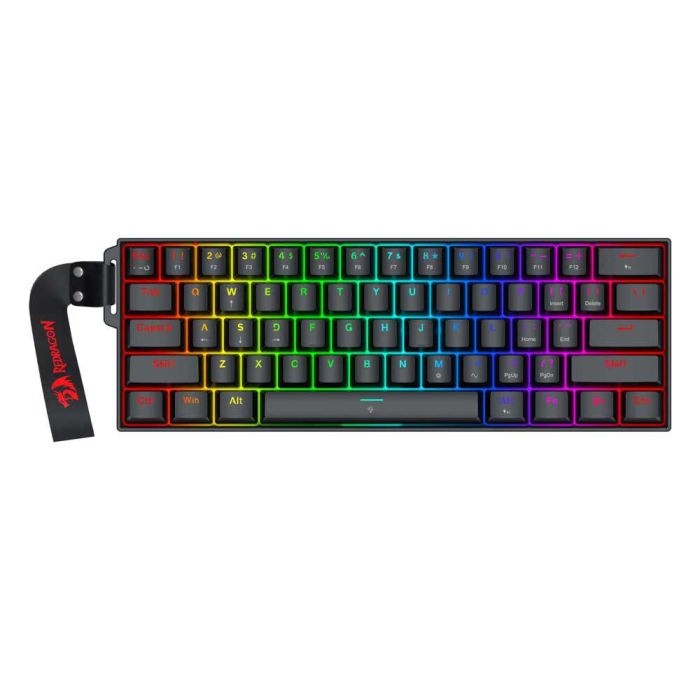 Fizz K617 RGB Black, Wired Keyboard, Magnetic Plus