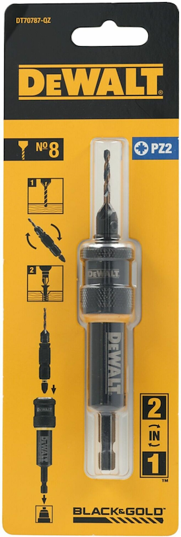 DeWalt DT70787 brza spojnica sa držačem i PZ2 bitom, 8mm