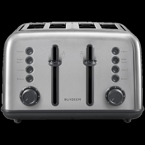 BUYDEEM 4 Slice Toaster, model DT640E, color Stainless Stell, EU