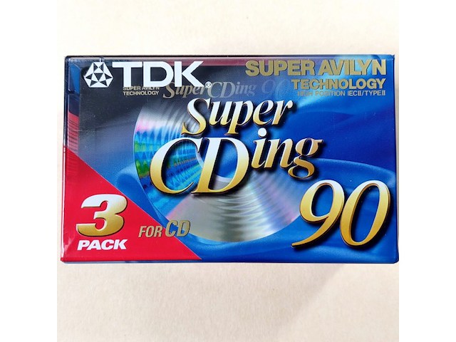 TDK Super CDing 90 (3Pack, Super Avilyn)