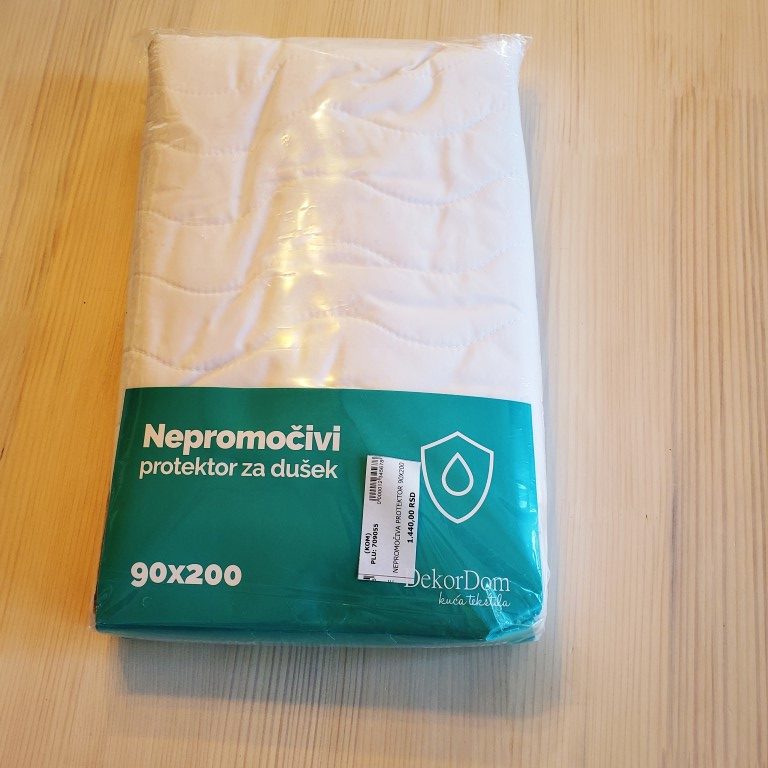 Nepromočiva prostirka 90×200