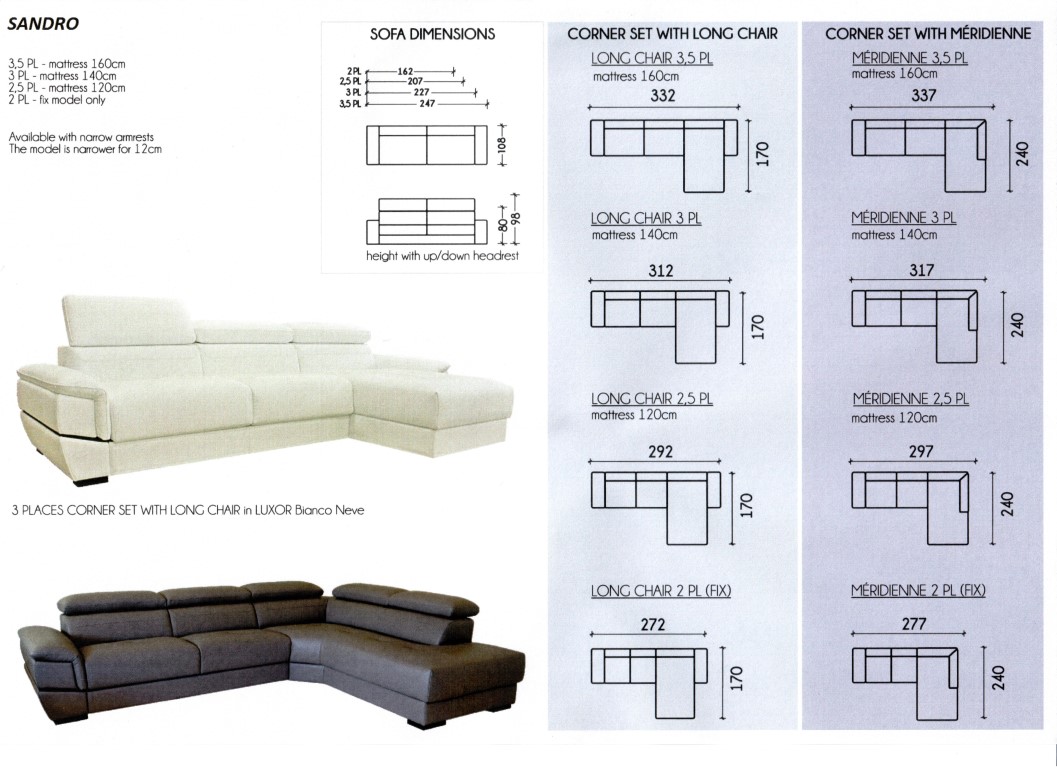 SANDRO sofa/ ugaona garnitura – 20% za gotovinu