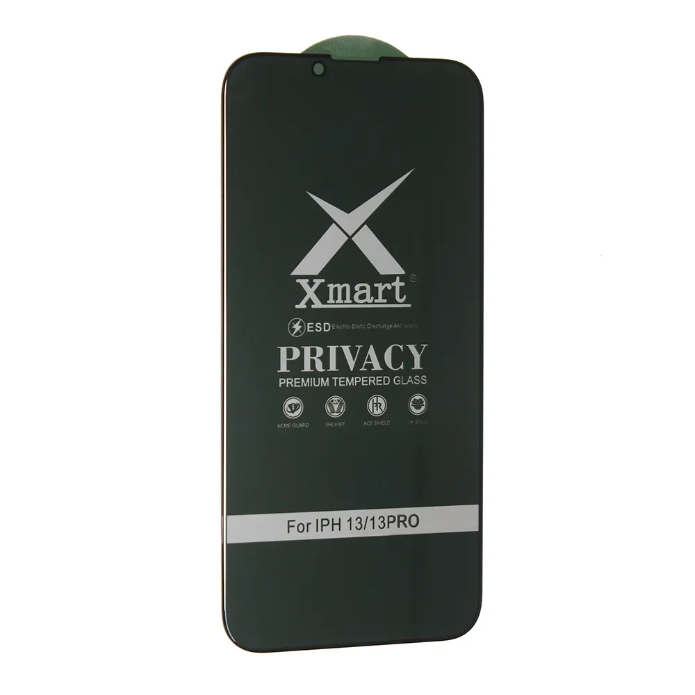 Zastitno Staklo Zastitno staklo X mart 9D Privacy za iPhone 13/13 Pro/14/16e/17e 6.1