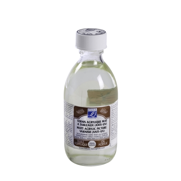 Lefranc&Bourgeois LB OIL ADDITIVE ACRYLIC 250ML BTL VARNISH ANTI UV MATTE