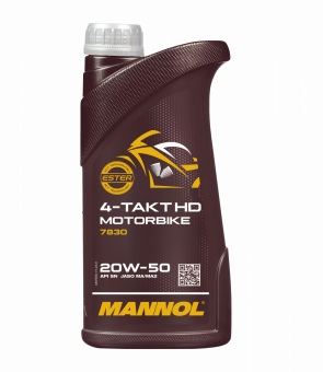 Ulje za motocikle Mannol 4-Takt MOTORBIKE 20W50 1L