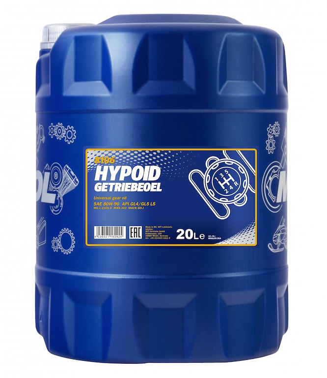 Menjačko ulje Mannol HYPOID 80W90 GL-5 20L