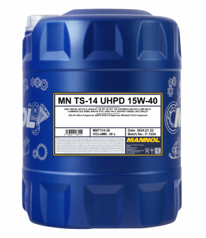 Sintetičko motorno ulje Mannol TS-14 UHPD SAE 15W40