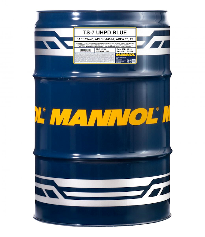 Kamionsko ulje Mannol TS-7 UHPD SAE 10W40 BLUE 60L
