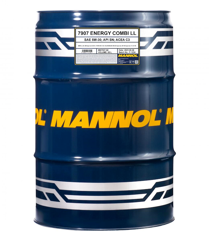 Motorno ulje Mannol ENERGY COMBI LL 5W30 60L