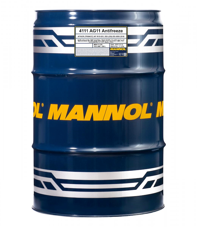 ANTIFRIZ Mannol AG11 100% 208L