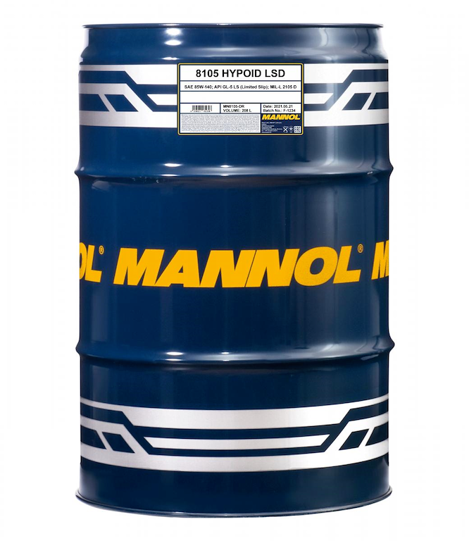 Menjačko ulje Mannol HYPOID LSD 85W140 GL-5 208L