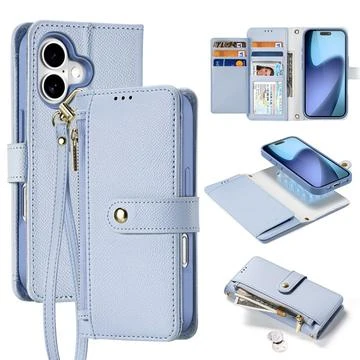 IPHONE 17 DUX DUCIS LAWA WALLET LEATHER CASE W. MAGNETIC COVER