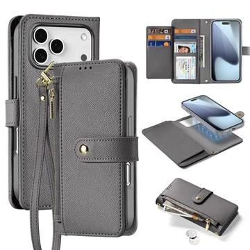 IPHONE 17 PRO DUX DUCIS LAWA WALLET LEATHER CASE W. MAGNETIC COVER