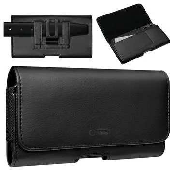 TECH-PROTECT SM80 UNIVERSAL PHONE HOLSTER CASE WITH CARD POCEKTS 5.8-6.8" - BLACK