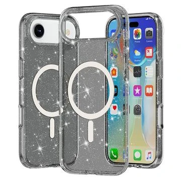 IPHONE AIR STYLISH GLITTER SERIES HIBRIDNA MASKA - MAGSAFE KOMPATIBILNOST