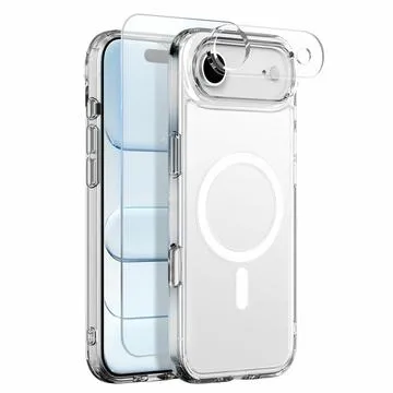 IPHONE AIR NORTHJO 3-IN-1 PROTECTION SET - MAGSAFE COMPATIBLE - CLEAR