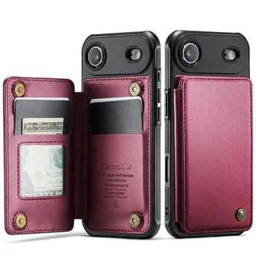 IPHONE AIR CASEME C22 CASE RFID CARD WALLET - RED