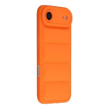IPHONE AIR PUFFER JACKET SHOCKPROOF TPU CASE - ORANGE