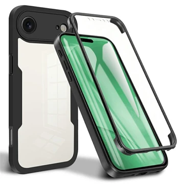 IPHONE AIR 360 PROTECTION SERIES CASE - BLACK / CLEAR