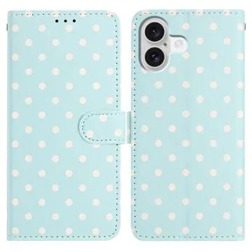 IPHONE 16 POLKA DOT PATTERN WALLET CASE