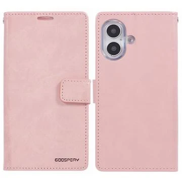 IPHONE 16 PLUS MERCURY GOOSPERY BLUE MOON WALLET CASE - PINK