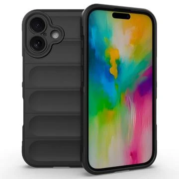 IPHONE 16 PLUS RUGGED TPU MASKA - CRNA