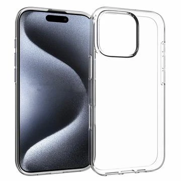 IPHONE 16 PRO NEKLIZAJUĆA TPU ZAŠTITNA MASKA - PROVIDNA