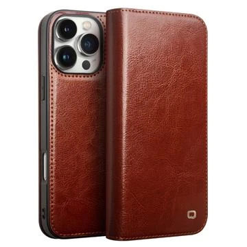 IPHONE 16 PRO MAX QIALINO CLASSIC KOŽNA NOVČANIK-FUTROLA