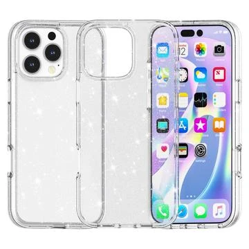 IPHONE 16 PRO MAX STYLISH GLITTER SERIES HIBRIDNA MASKA