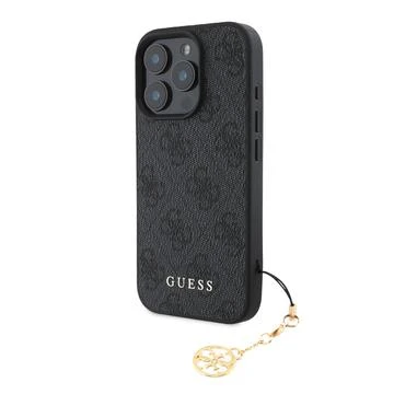 IPHONE 16 PRO MAX GUESS 4G CHARMS COLLECTION HIBRIDNA MASKA - SIVA
