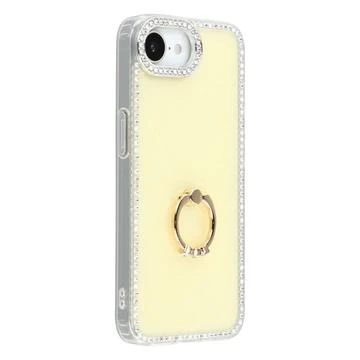 IPHONE 16E/17E CRYSTALGLOW HYBRID CASE WITH RING HOLDER