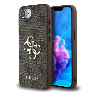 IPHONE 16E/17E GUESS 4G BIG METAL LOGO HIBRIDNA MASKA