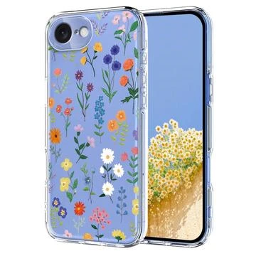 IPHONE 16E/17E FLORAL PATTERN TPU CASE