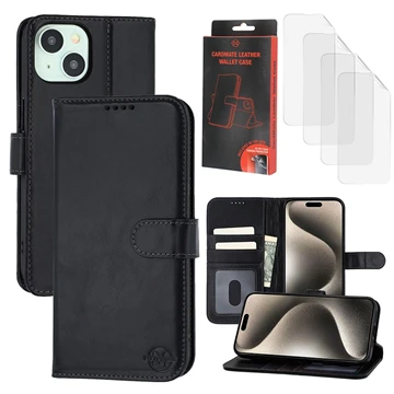 IPHONE 15 PLUS/14 PLUS MYTPHONE CARDMATE LEATHER WALLET CASE