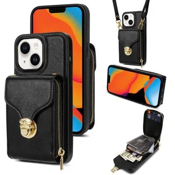 IPHONE 15 PLUS ALL-IN-ONE CASE WITH WALLET & STRAP