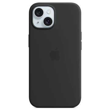 IPHONE 15 PLUS APPLE SILICONE CASE WITH MAGSAFE MT103ZM/A (OPEN BOX - EXCELLENT) - BLACK