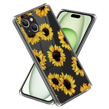 IPHONE 15 PLUS STYLISH ULTRATANKA TPU ZAŠTITNA MASKA - SUNCOKRETI