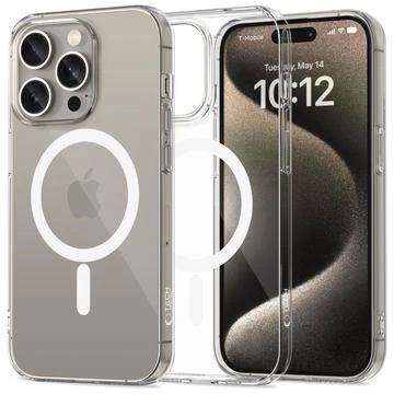 IPHONE 15 PRO TECH-PROTECT FLEXAIR MAGNETIC TPU CASE - CLEAR