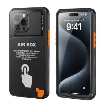 IPHONE 15 PRO MAX SHELLBOX AIR BOX WATERPROOF CASE - BLACK