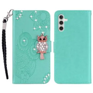 SAMSUNG GALAXY S26 OWL RHINESTONE WALLET CASE