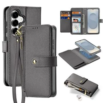 SAMSUNG GALAXY S26 DUX DUCIS LAWA WALLET LEATHER CASE W. MAGNETIC COVER