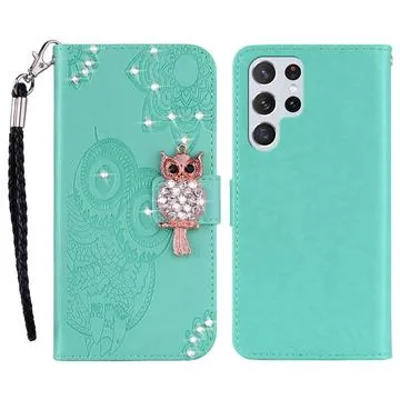 SAMSUNG GALAXY S26 ULTRA OWL RHINESTONE WALLET CASE