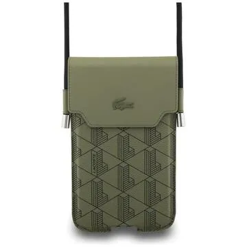 LACOSTE THE BLEND XL CROSSBODY PHONE BAG - GREEN