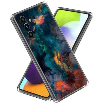 SAMSUNG GALAXY A55 STYLISH ULTRATANKA TPU ZAŠTITNA MASKA - RAZNOBOJNI OBLACI