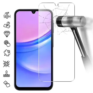SAMSUNG GALAXY A07 4G/A06 TEMPERED GLASS SCREEN PROTECTOR - 9H - CASE FRIENDLY - TRANSPARENT