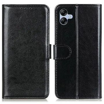 SAMSUNG GALAXY A06/A07 4G/5G WALLET CASE WITH STAND - BLACK