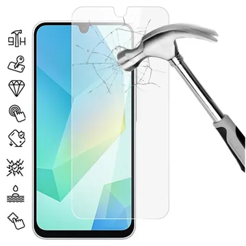 SAMSUNG GALAXY A17/A26 TEMPERED GLASS SCREEN PROTECTOR - 9H - CASE FRIENDLY - TRANSPARENT