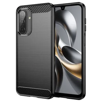 SAMSUNG GALAXY A17 BRUSHED TPU CASE - CARBON FIBER