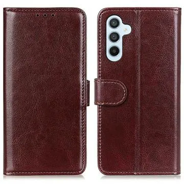 SAMSUNG GALAXY A17 WALLET CASE WITH STAND - BROWN